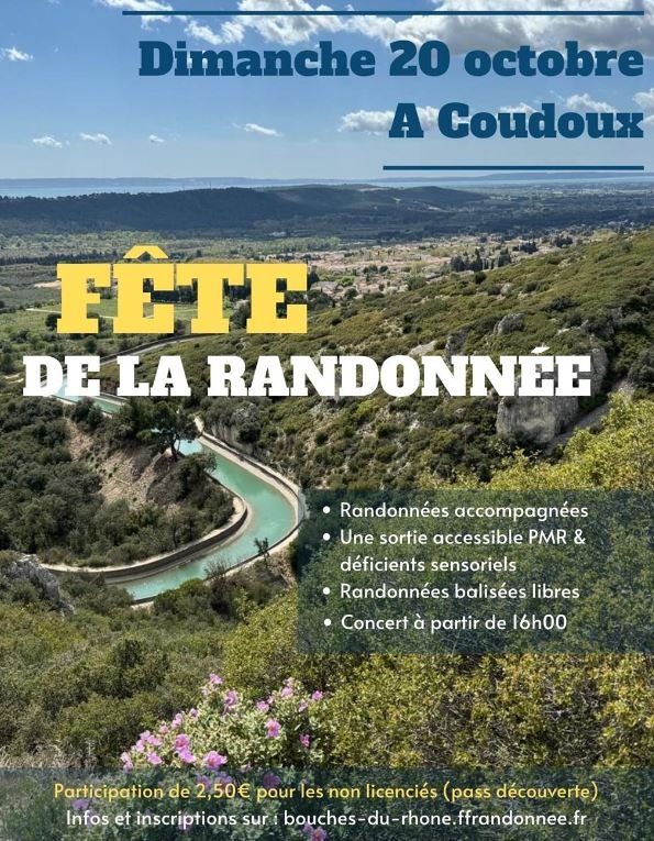 Fête de la Randonnée - 20 octobre - COUDOUX